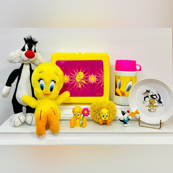 Warner Bros. | Accessories | Looney Tunes Tweety Bird Sylvester 8 Piece ...